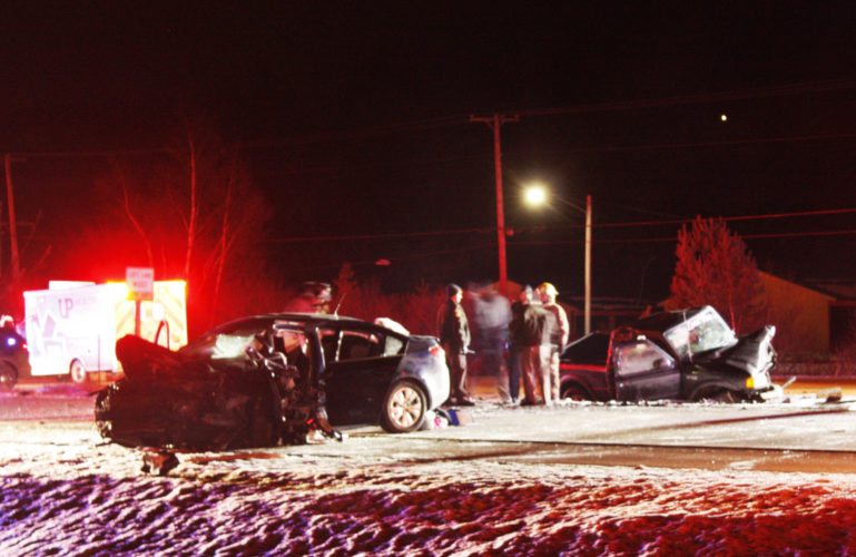 Two Vehicle Accident In Gladstone Sends Two To Hospital News Sports